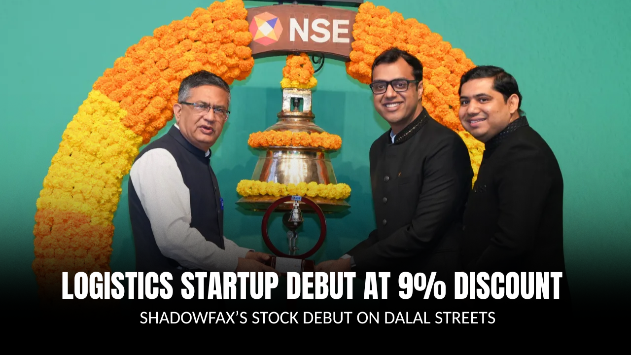 Logistics Startup Debut at 9% Discount - Shadowfax’s Stock Debut on ...